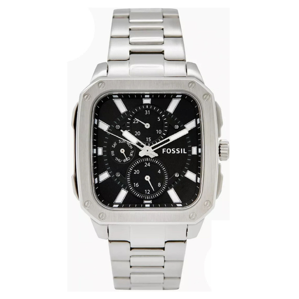 Fossil Bq2655 мужские кварцевые наручные часы со стрелочным календарем и 12 24 ч форматом