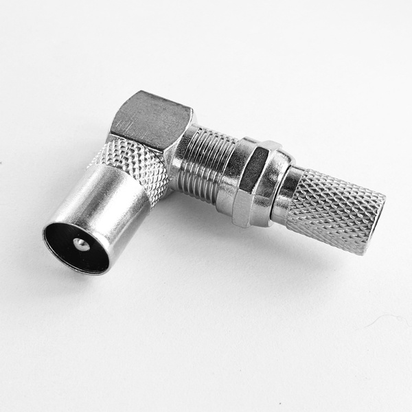 Угловой ТВ штекер Папа F разъем Cadena резьбовой для кабеля Rg6 Коннектор на коаксиальный