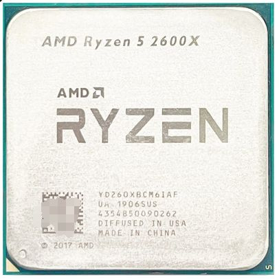 Процессор AMD Ryzen 5 2600X R5 2600X Ryzen 5, OEM (без кулера), 6 яд ...