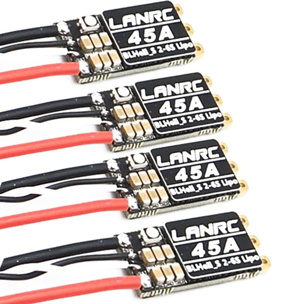 4PC LANRC 45A BLHeli_S ESC 2-6S Lipo бесщеточный электронный регулятор ...