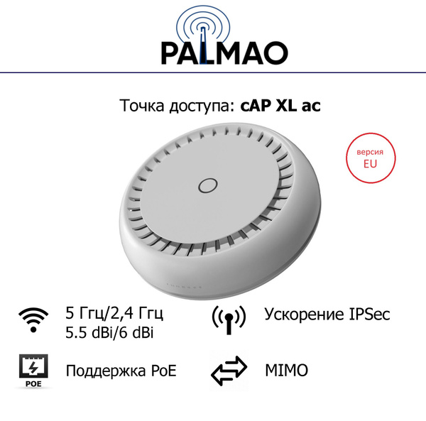 Точка доступа MIKROTIK cAP XL ac купить по низкой цене с доставкой в ...