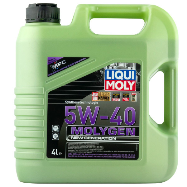Масло моторное Liqui Moly 5W-40 НС-синтетическое - купить в интернет ...