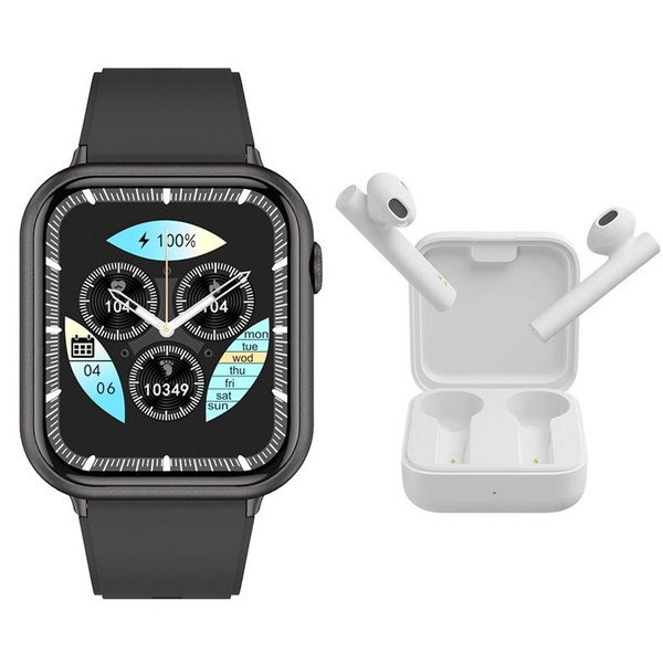 Купить смарт-часы Olika M36 Watch-Black+xiaomi Air2 SE-White - купить ...