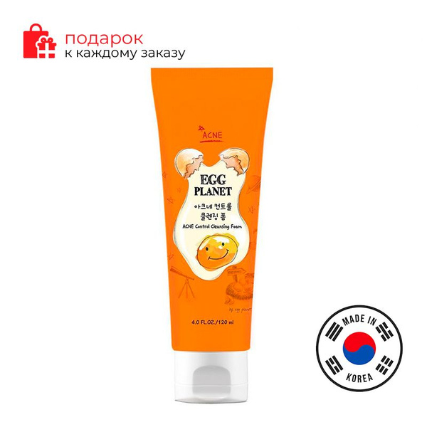 DAENG GI MEO RI/Пенка для лица с 4HA кислотами EGG PLANET 4HA Cleansing ...