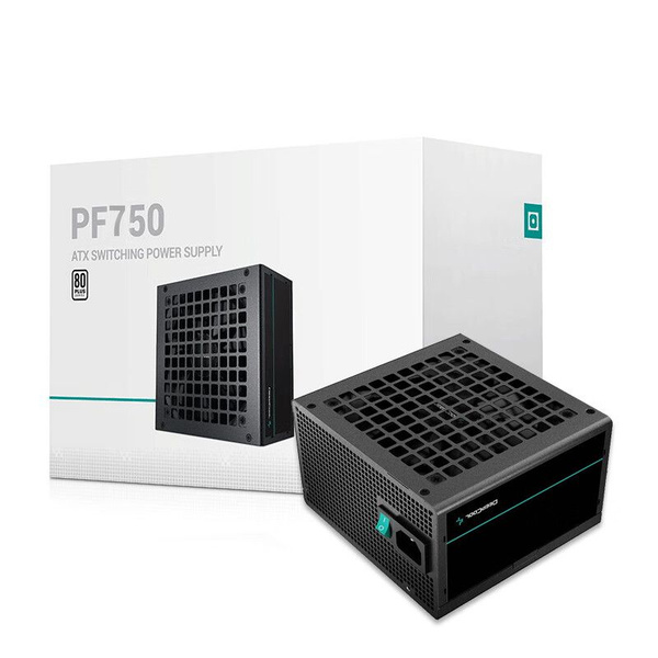 Deepcool Блок питания компьютера PF750, 750 Вт - купить с доставкой по ...