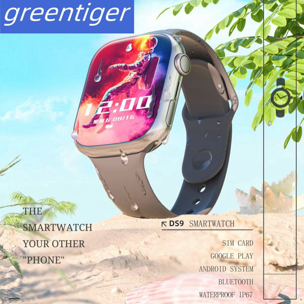 Купить смарт-часы Greentiger .DS9, экран 2.04" - купить по низким ценам в интернет-магазине OZON ...