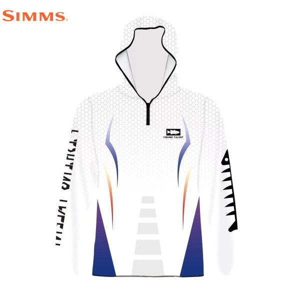 Футболка для рыбалки и охоты Simms, размер 54 (3XL), На любой сезон, цвет белый - купить по ...