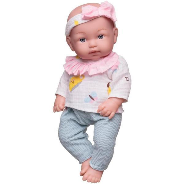 Пупс Junfa "Baby Doll", 30 см, в кофточке и штанишках, с поильником, в коробке - купить с ...