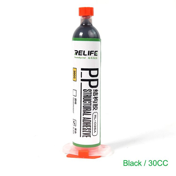 Черный 30CC-RELIFE RL-035A PP Структурный клей Черный/Прозрачный клей ...