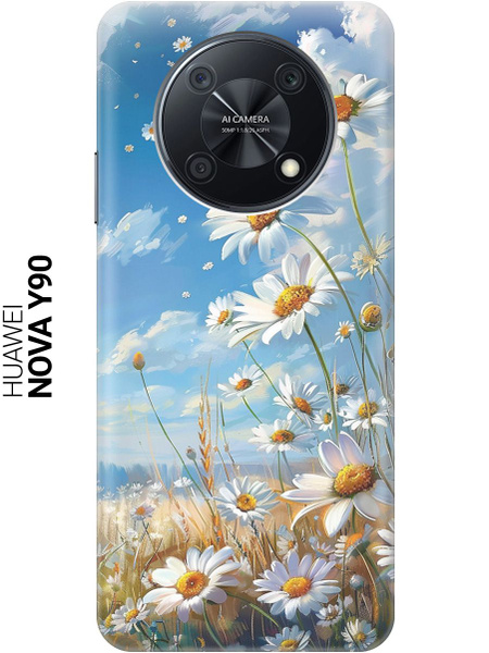 Силиконовый чехол на Huawei nova Y90 / Хуавей Нова У90 с рисунком ...