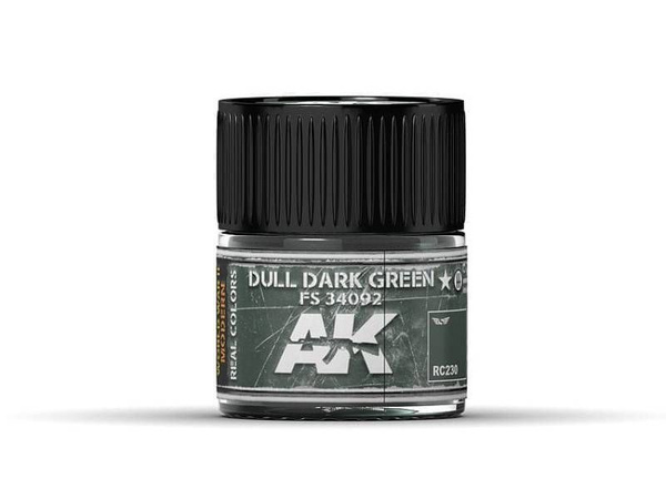 Акриловая лаковая краска AK Interactive Real Colors. Dull Dark Green FS ...