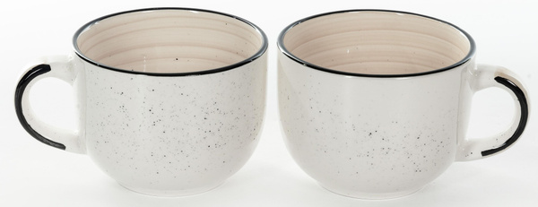 Характеристики Lux Farfor Кружка "крапинка и полосы", 500 мл, 2 шт подробное описание товара ...