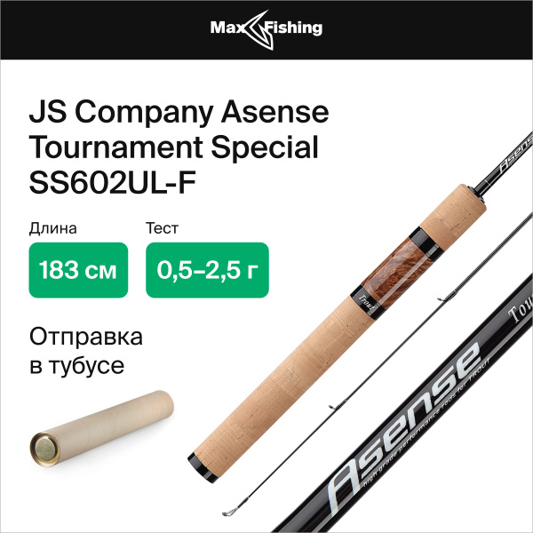 Спиннинг JS COMPANY Asense Tournament Special, от 0.5 гр купить c доставкой на OZON по низкой ...