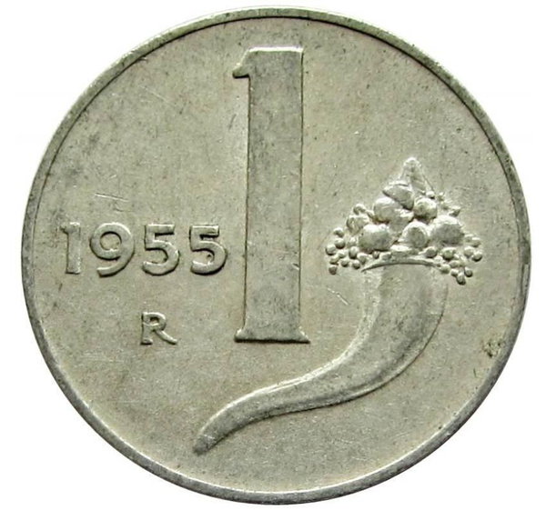 Монета Италии 1 лира 1955 купить на OZON по низкой цене (1768128552)