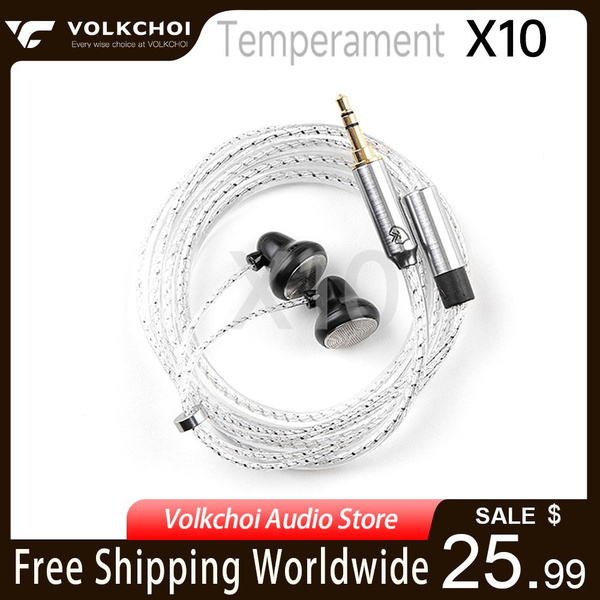 Наушники Внутриканальные Temperament X10-3.5 Проводное Temperament X10 ...