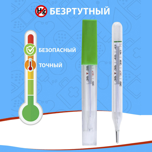 Термометр медицинский безртутный Импэкс-мед в футляре - купить с ...