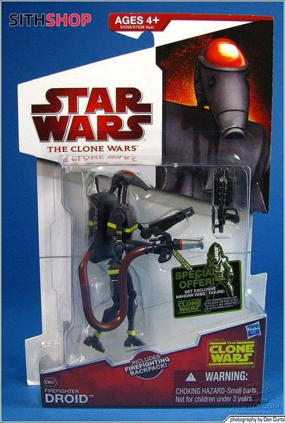 Фигурка Hasbro Star Wars The Clone Wars Firefighter Droid 3.75 Inch ...