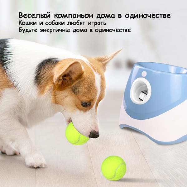 Светло-голубая автоматическая катапульта, 3 шарика, интеллектуальные ...