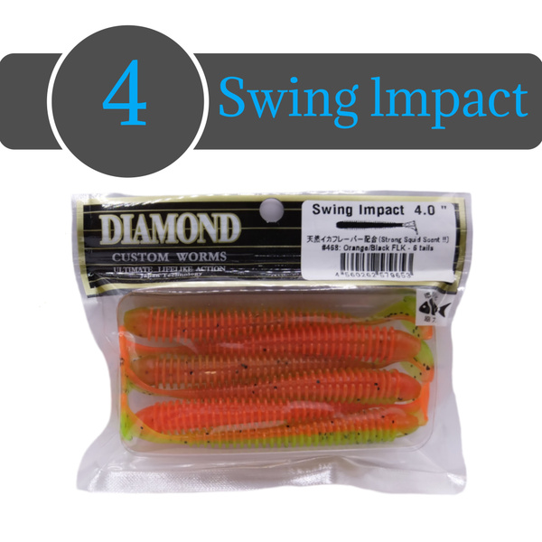 Съедобная силиконовая приманка Diamond Custom Worms с запахом ...