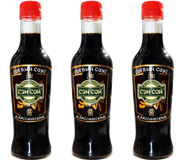 Sen Soy Соус соевый Классический, 250 мл, 3 шт - купить с доставкой по выгодным ценам в интернет ...