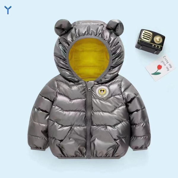 Куртка Девочки THANHDAT темно-серый Полиэстер, размер 104 Длинный Демисезон оверсайз Синтепон ...