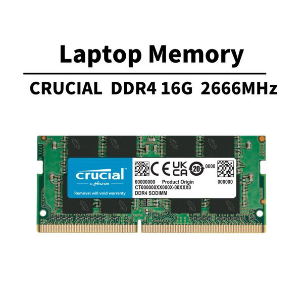 Модуль оперативной памяти Crucial Laptop DDR4 16G 266616 ГБ (CRUCIAL ...
