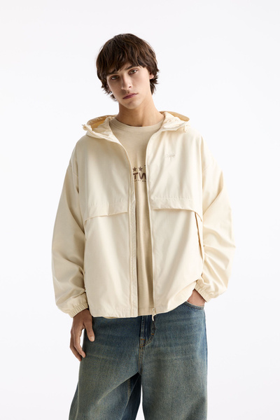 Пальто Pull&Bear, размер 46, цвет светло-бежевый, Полиэстер - купить по выгодной цене в интернет ...