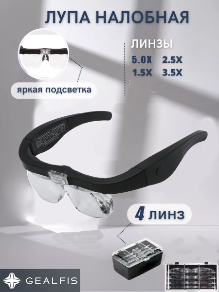 Увеличительная линза GEALFIS BDV - купить по выгодной цене в интернет-магазине OZON (1572578071)