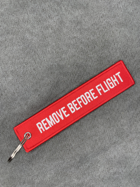 Тканевая ремувка REMOVE BEFORE FLIGHT Изъять Перед полетом купить на OZON по низкой цене (994588058)