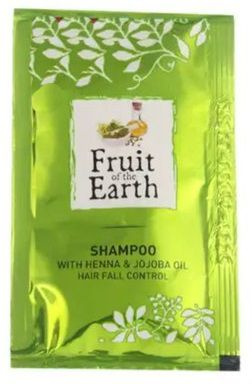 FRUIT OF THE EARTH Shampoo With Henna & Jojoba Oils HAIR FALL CONTROL ...