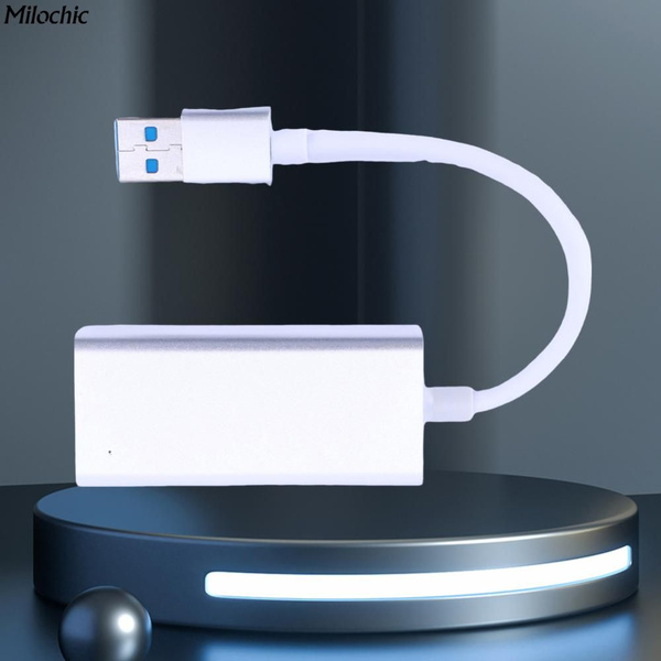 Характеристики milochic Сетевая карта Сетевая карта USB, подключаемая к сетевому кабелю RJ45 ...