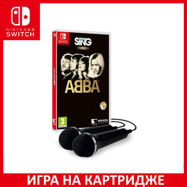 Игра Lets Sing ABBA + Микрофон Doub (Nintendo Switch, Английская версия ...