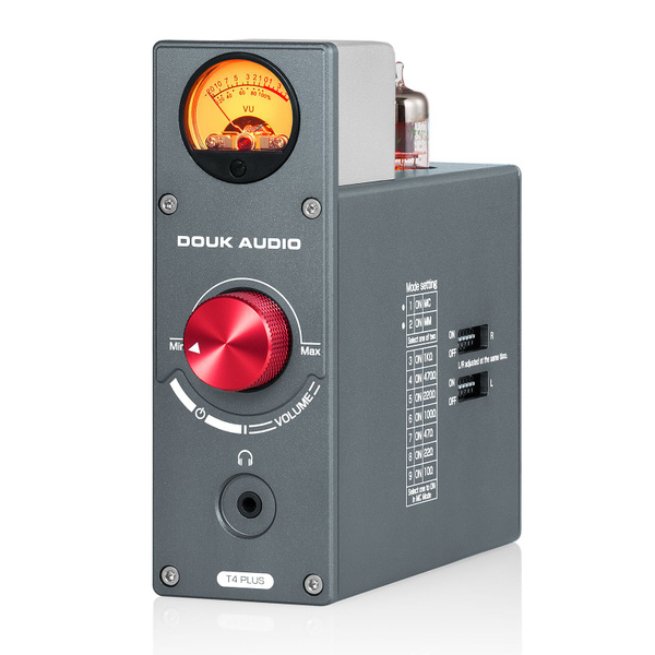 Douk Audio T4 PLUS JAN5654 Ламповый фонокорректор для проигрывателей MM ...