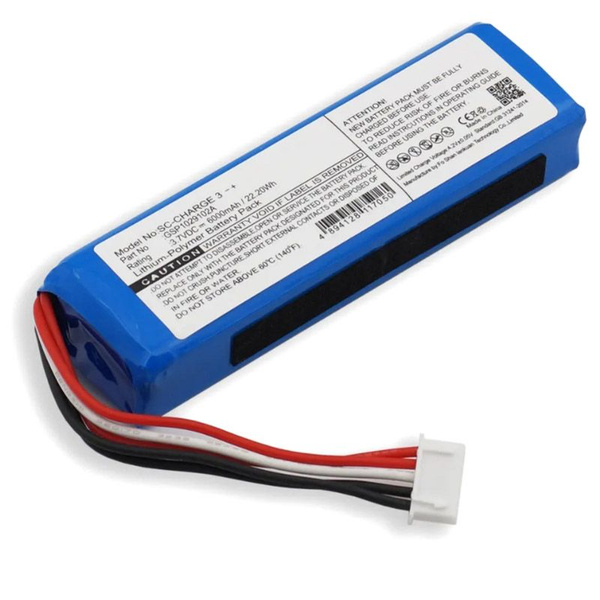 Аккумулятор Amperin GSP1029102A 6000mAh 3.7V для JBL Charge 3 090405 ...
