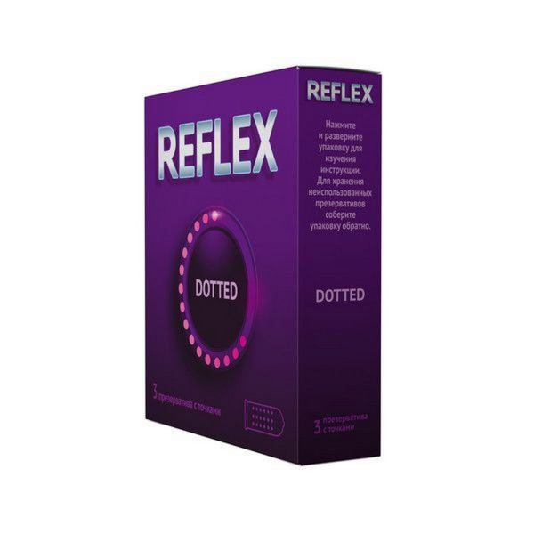 Презервативы Reflex №3 Dotted - купить с доставкой по выгодным ценам в интернет-магазине OZON ...