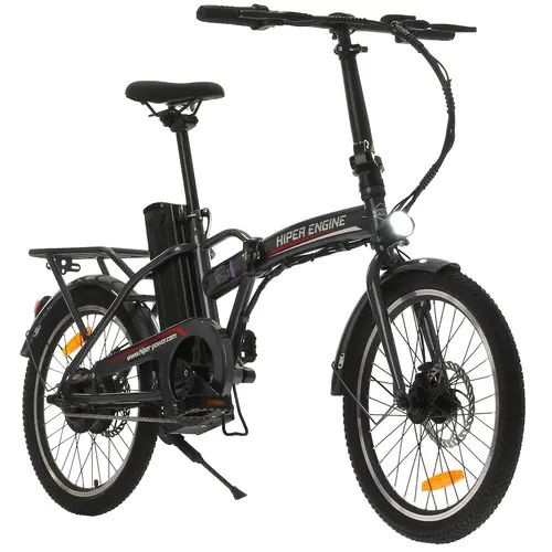 Электровелосипед HIPER Engine Fold X2 серый купить c доставкой на OZON по низкой цене (1582918134)