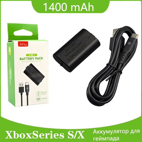 Аккумулятор с кабелем зарядки USB Type-C для геймпада Xbox Series S ...