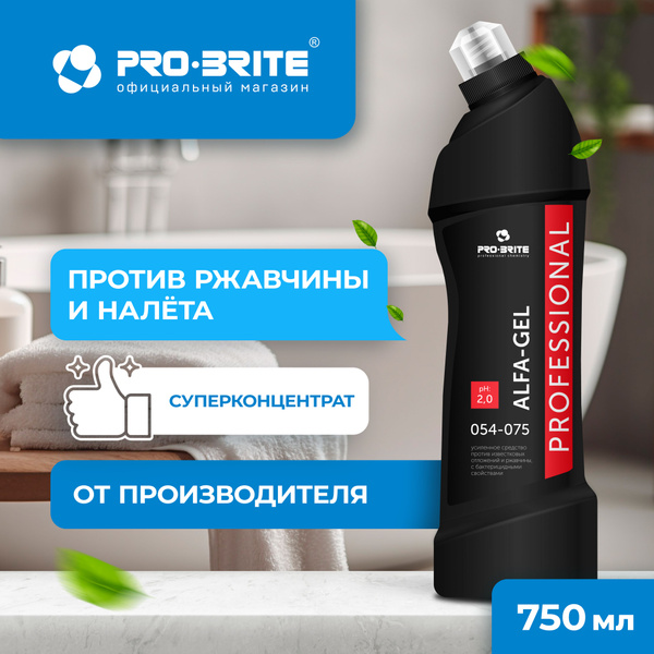 Профессиональное. Сильнокислотное чистящее средство от ржавчины и ...