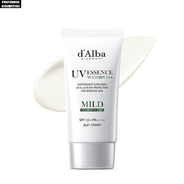 Солнцезащитный крем d'Alba/Увлажняющий и прозрачный/SPF50+/Специально ...