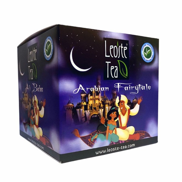 Арабская Сказка, смесь черного и зеленого листовых чаев с лепестками и ...