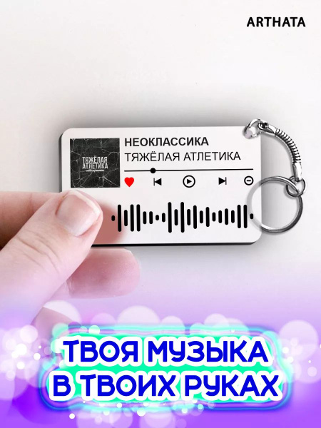 Спотифай Брелок ТЯЖЕЛАЯ АТЛЕТИКА - Неоклассика - купить с доставкой по ...