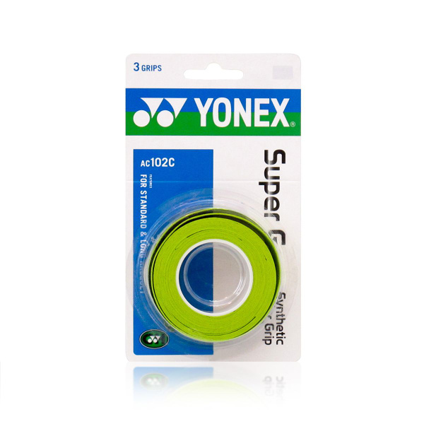 Обмотка Yonex Super Grap AC102 (3шт.) Citrus Green - купить с доставкой по выгодным ценам в ...