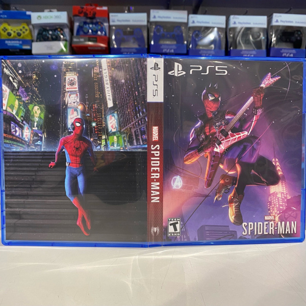 Игра "Spider Man / Человек паук" PS5 - Кастомная обложка для диска ...
