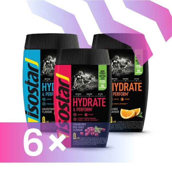 Изотонический напиток Isostar Hydrate & Perform Клюква, Апельсин ...