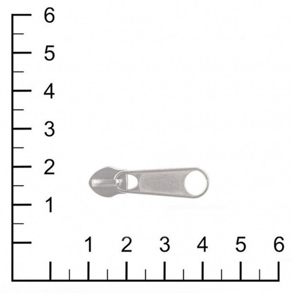 Бегунок для молнии тип 7 витая 2,4 Х никель 4 шт - купить с доставкой ...
