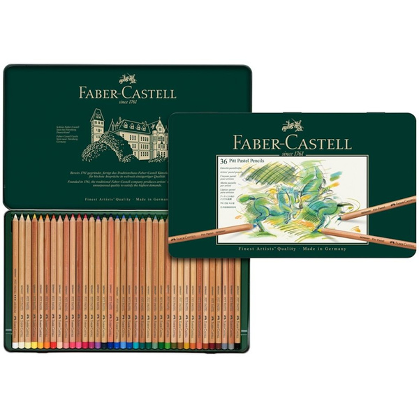 Пастельные карандаши Faber-Castell "Pitt Pastel", 36цв., заточен ...