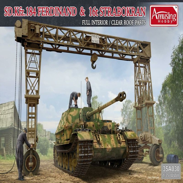 Amusing Hobby 1/35 35A030 SD.KFZ.184 Интерьер Ferdinand & 16t ...