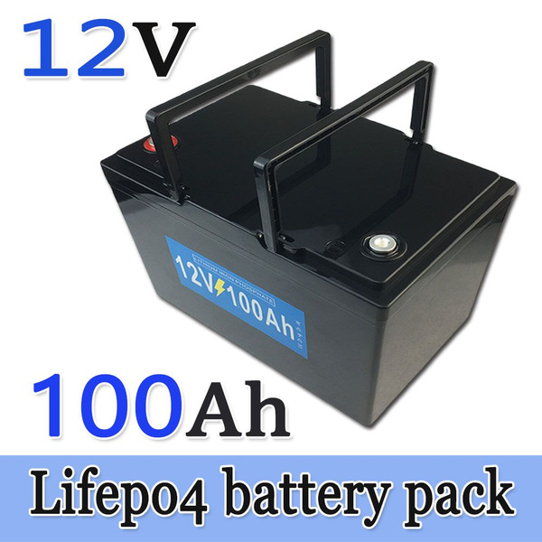 Батарея LiFePO4 12V 100Ah литий-железо-фосфатная аккумуляторная батарея ...