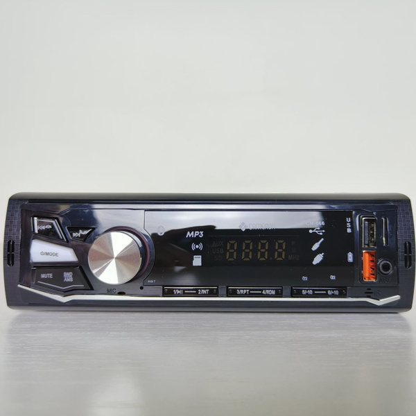Магнитола для авто с блютуз 1 din пульт aux usb CM-0661 DIN - купить в ...