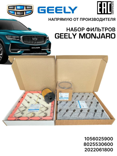 Набор оригинальных фильтров для ТО Monjaro - купить с доставкой по ...